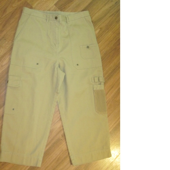 Lauren Ralph Lauren | Pants & Jumpsuits | Lauren Ralph Lauren Nwt Khaki Cargo Crop Pants | Poshmark
